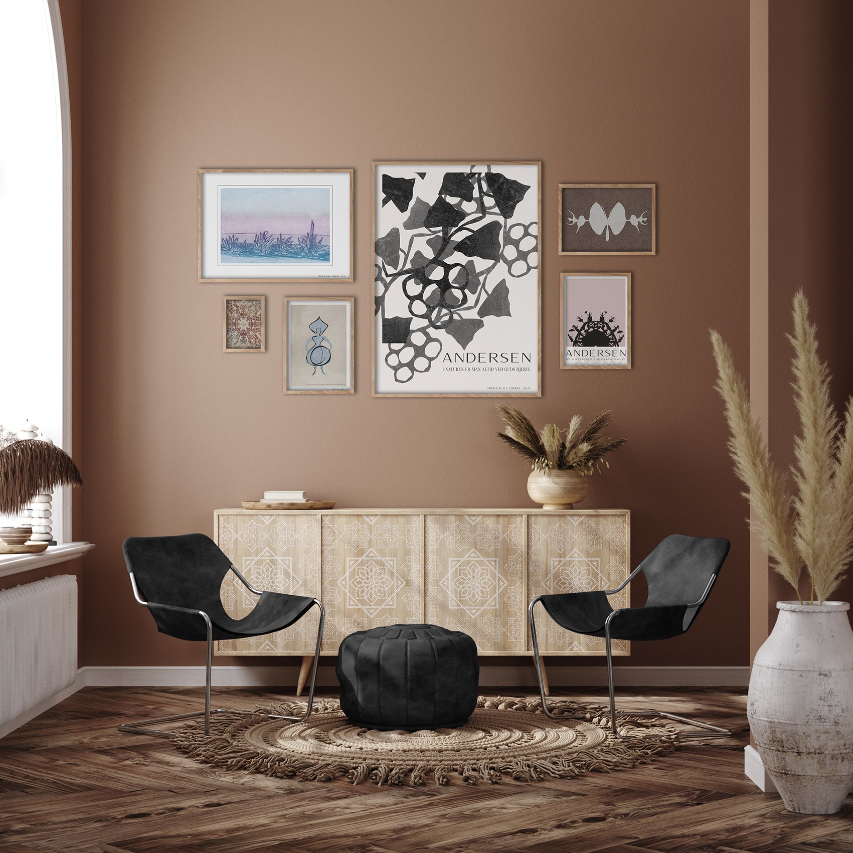 H.C. Andersen - Billedvæg nr. 12 - Uden Rammer